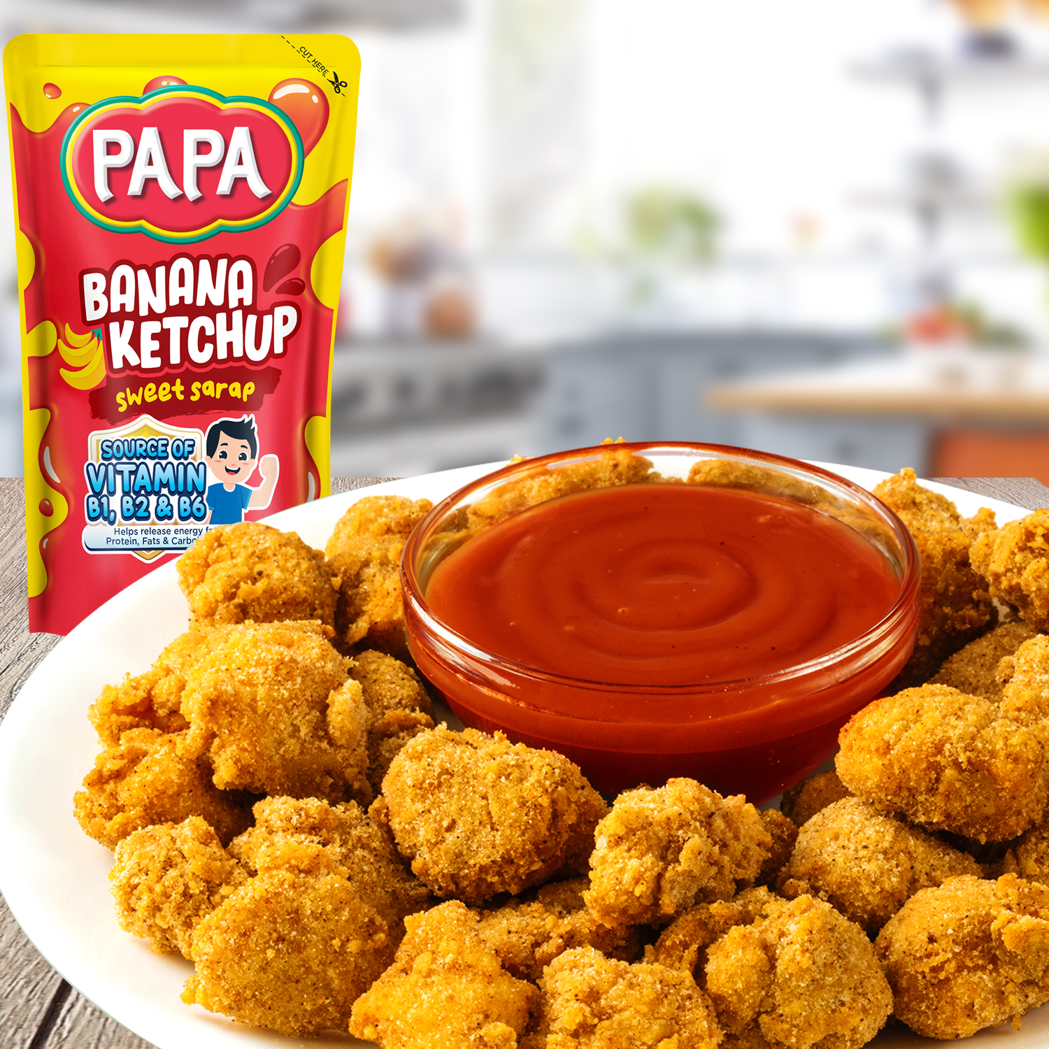 Papa Sweet Sarap Banana Ketchup now fortified with B-vitamins to give ...